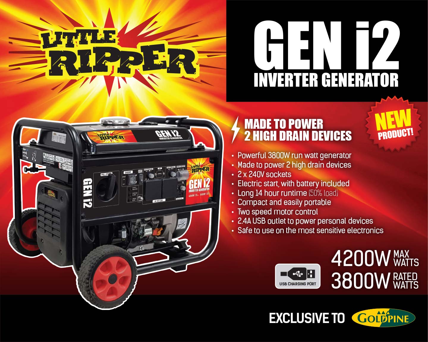 LITTLE RIPPER® Generators - Goldpine